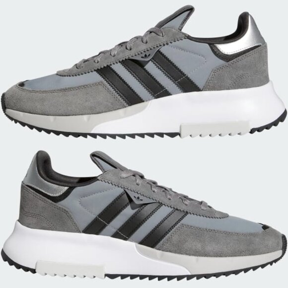 adidas | Shoes | Adidas Retropy F2 Sneakers Grey Black Mens Size 3 ...